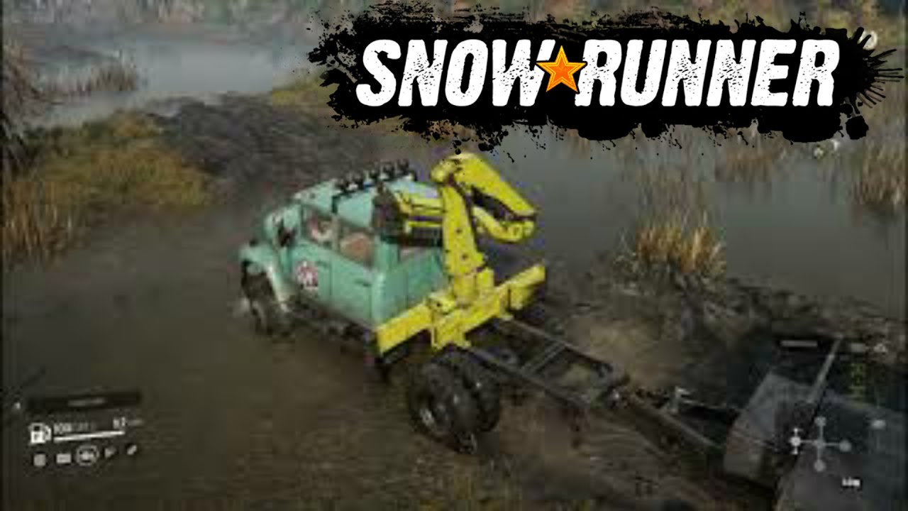 Snowrunner - Delivering Metal Beams | Gamesir T4 gameplay - YouTube