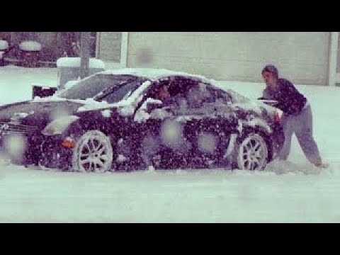 FUNNY WINTER DRIVERS, SCARY SNOW DRIVING FAILS 2017 - YouTube