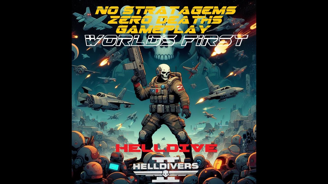 Helldivers 2 - Worlds First! No Stratagems, No Deaths Helldive Gameplay! - YouTube