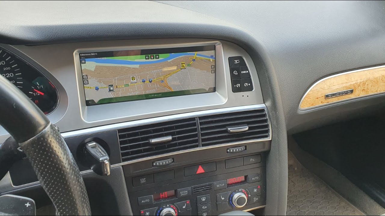 10,25" ANDROID Audi A6 2008 GPS WIFI TomiMax 807 android player - YouTube