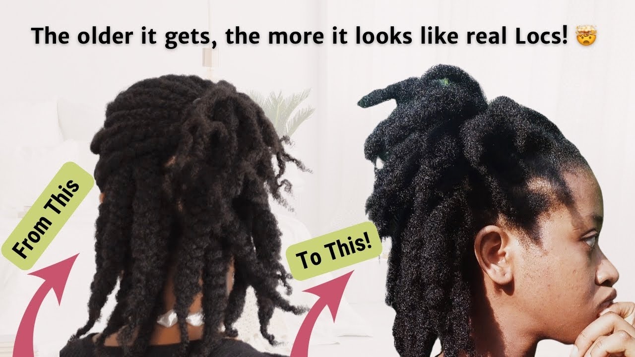 How To Do Temporary Locs On 4c Hair Without Extensions 😮 | Temporary ...