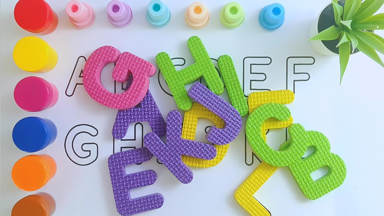 ABCD with Color Fun! | Easy Alphabet Learning for Kids - YouTube