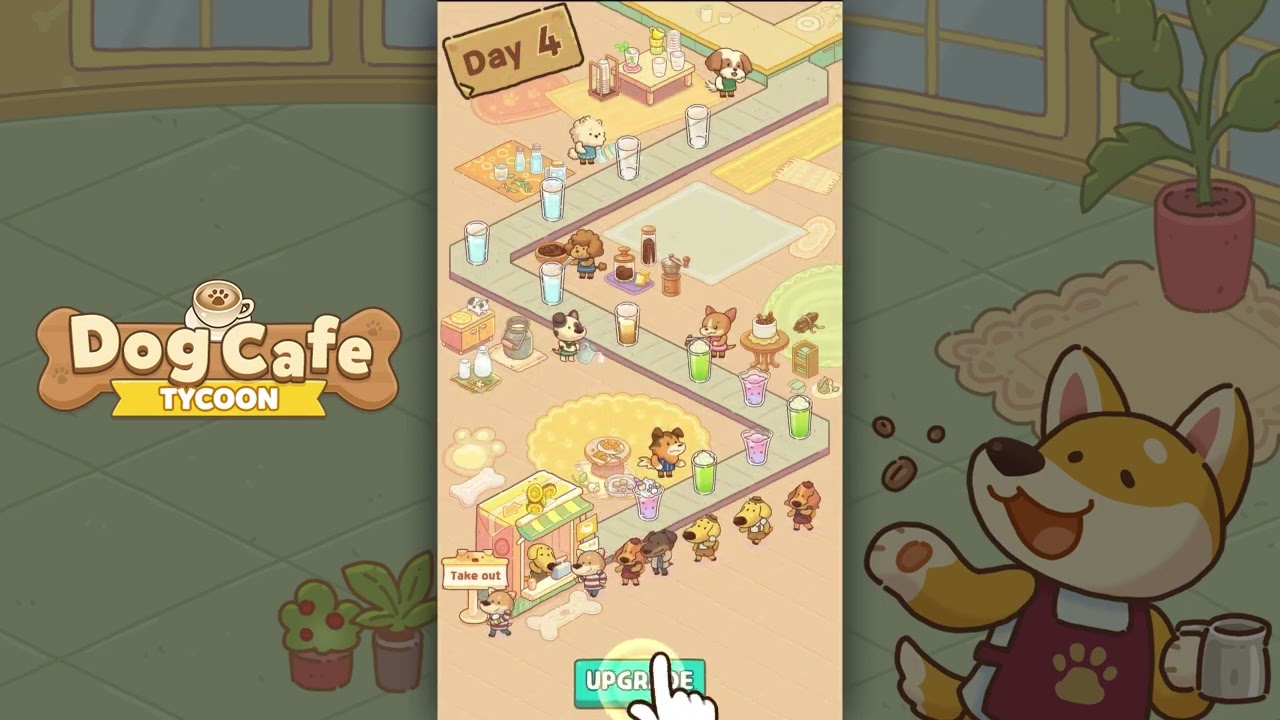 [Dog Cafe Tycoon] The most cute puppy game! - YouTube