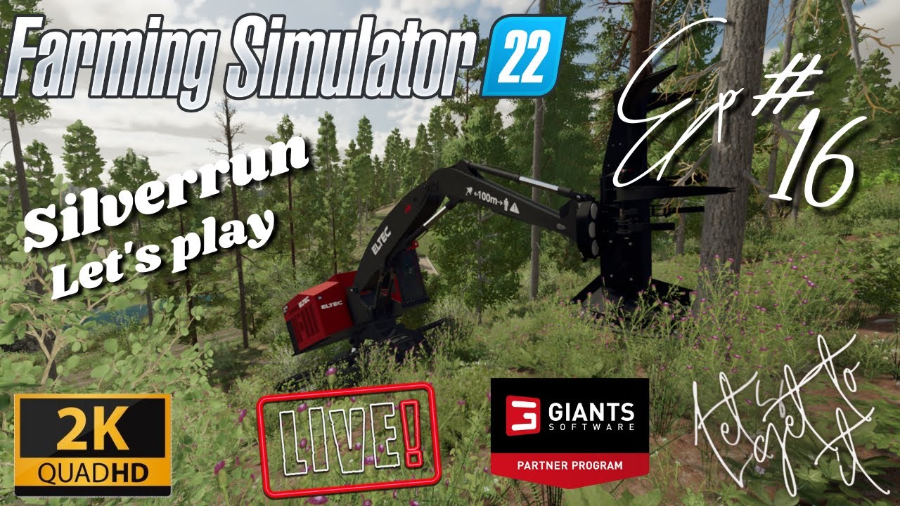 Farming Simulator 22 platinum Expansion Silverrun Forest Ep 16 Let's ...