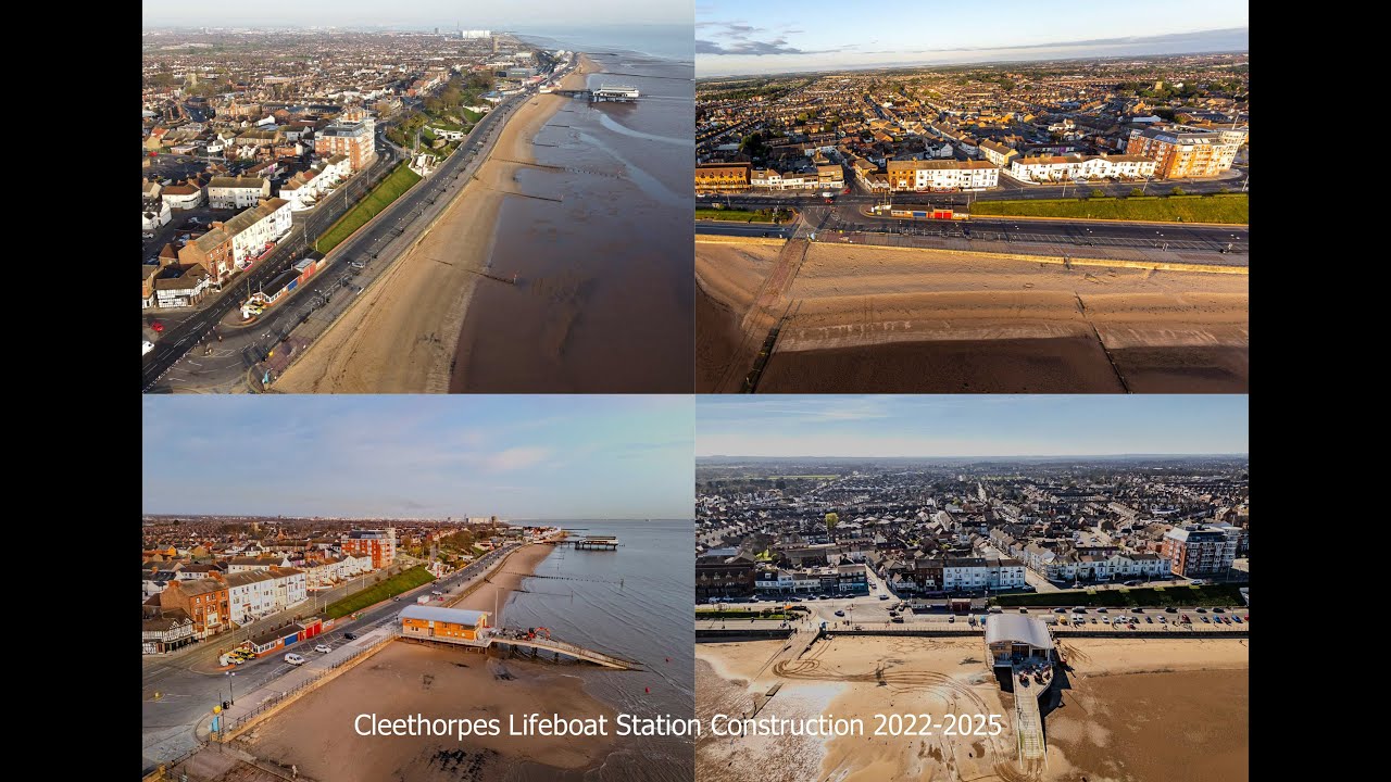 Cleethorpes Lifeboat station Construction 2022 -2025 - YouTube