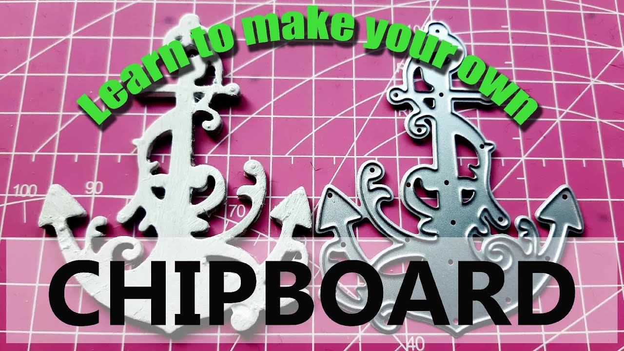 Make your own chipboard for mixed media projects - DIY chipboard - YouTube