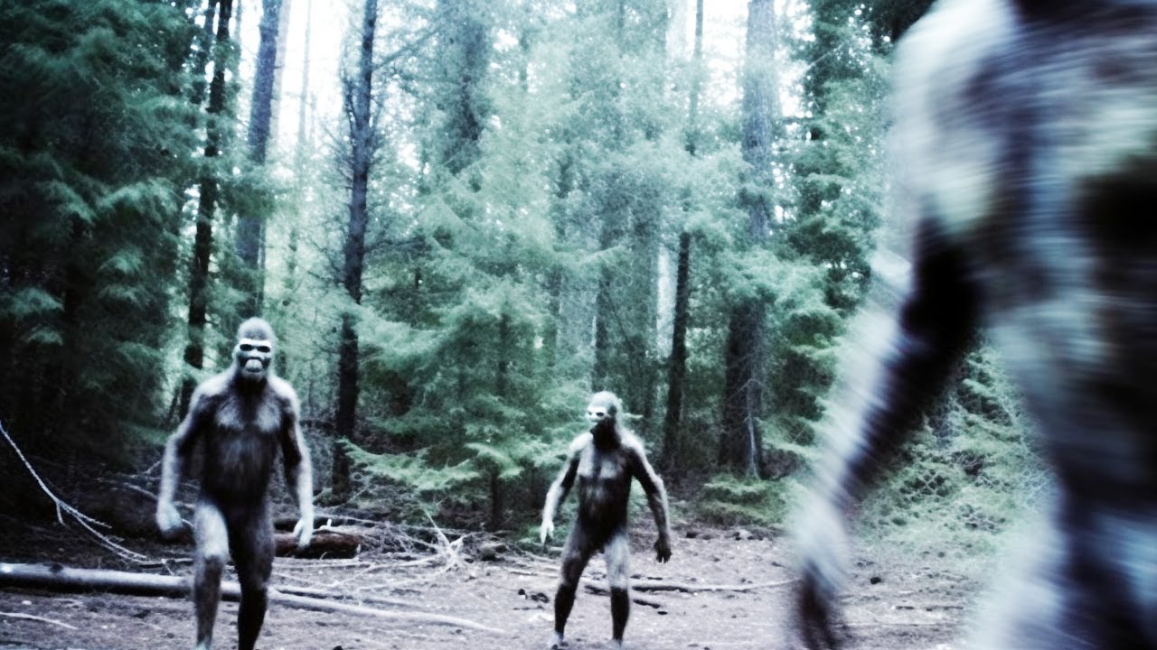 STRANGE CREATURES SEEN ON THIS HIDDEN TRAIL CAM! - YouTube