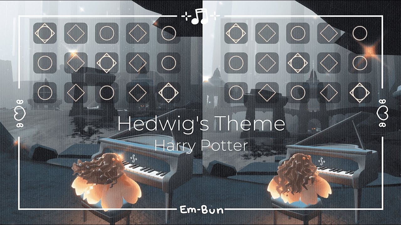 Hedwig's Theme - Harry Potter // Sky COTL Piano Duet - YouTube