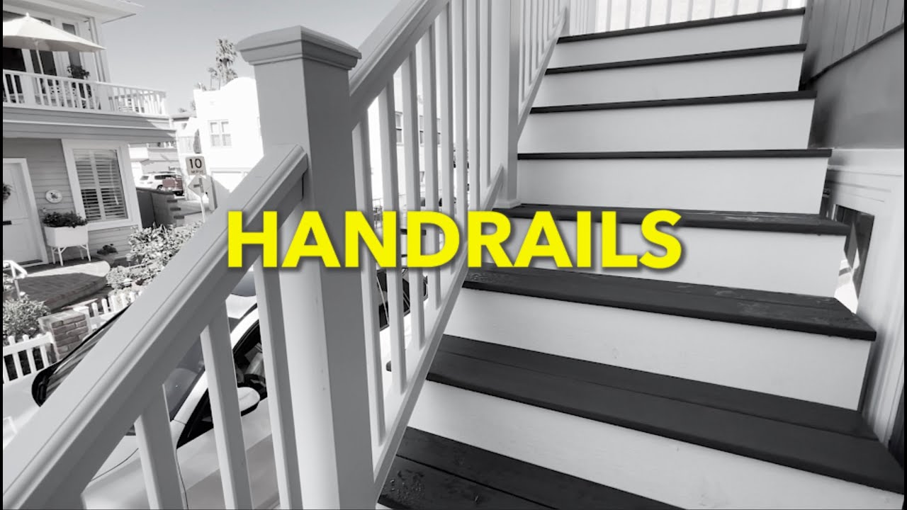 How to Install Timbertech Premier Railing on a deck and stairs - YouTube