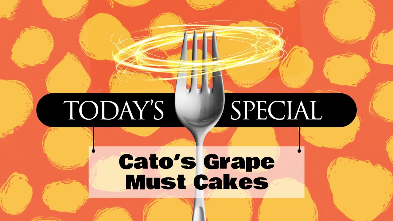 Cato's Grape Must Cakes - YouTube