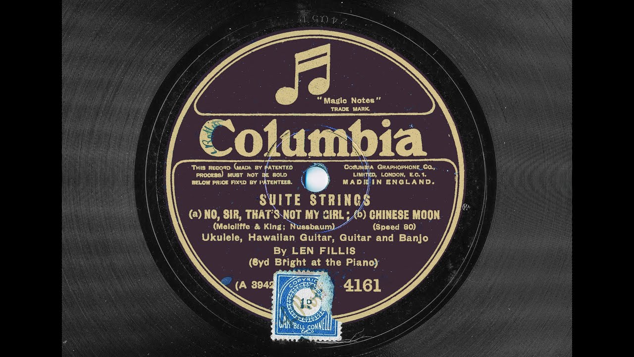 LEN FILLIS - SUITE STRINGS (a) NO, SIR, THAT'S NOT MY GIRL (b) CHINESE ...