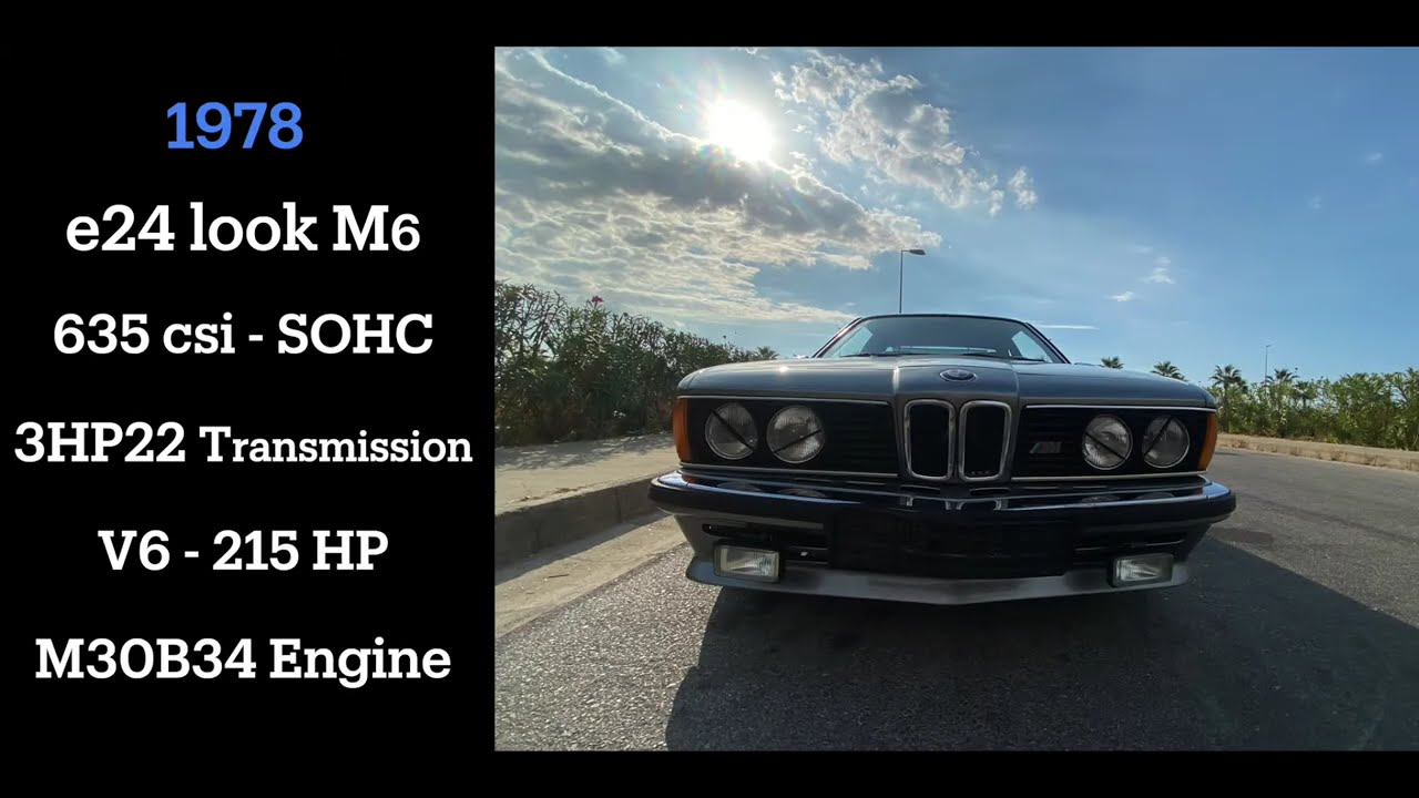 BMW Shark E24 635csi 1978 Full Restoration - Part 2 - YouTube
