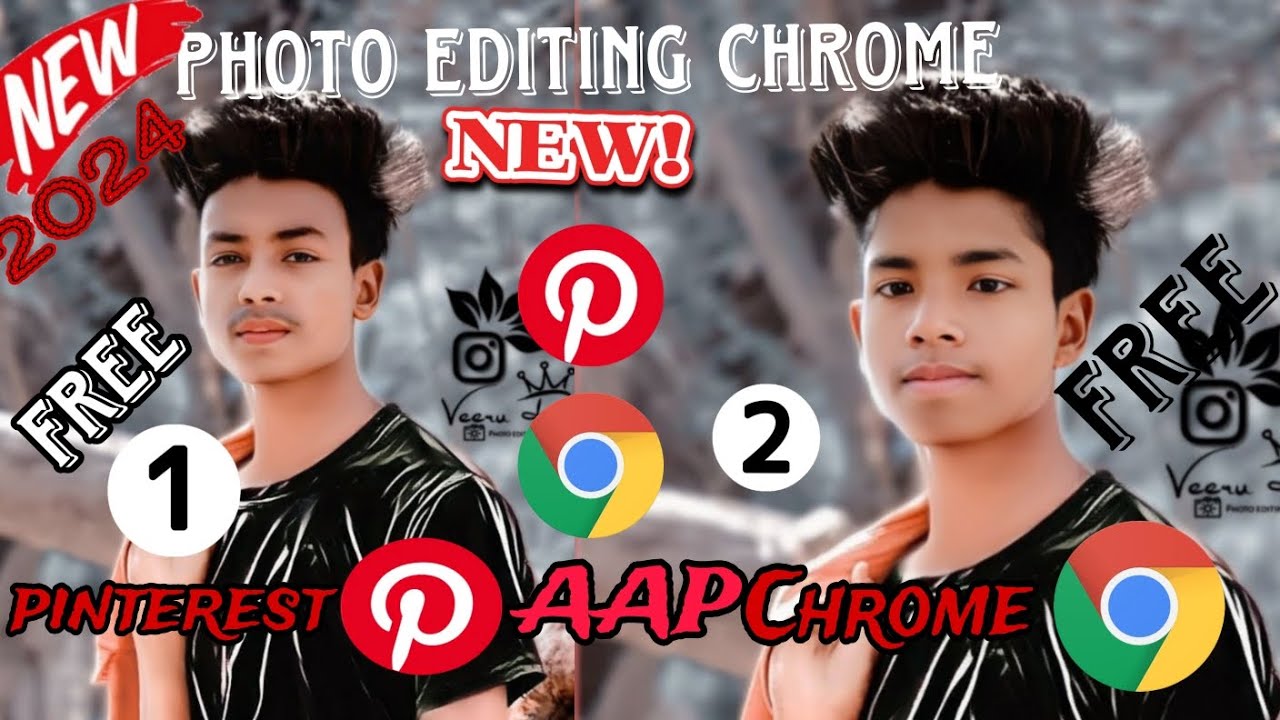 new 2024 video Pinterest aap sa how Chrome browser sa editing mast photo Editing Kiya gaya hai ...