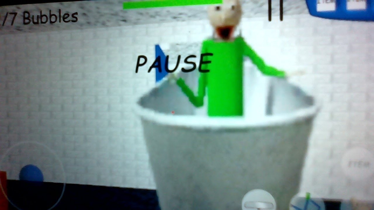BALDI IS IN A BUBBLE BATH/ New Baldi Mod - YouTube