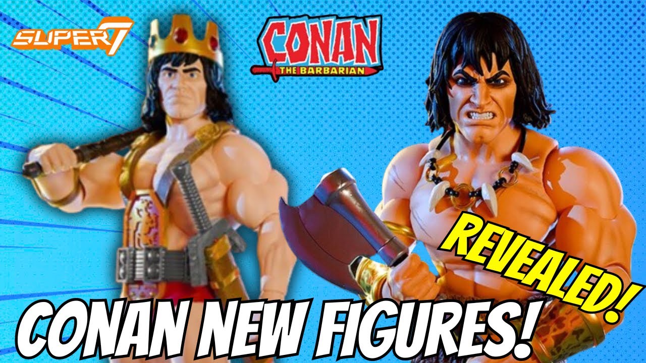 Conan The Barbarian Ultimates New Figures Revealed By Super7! - YouTube