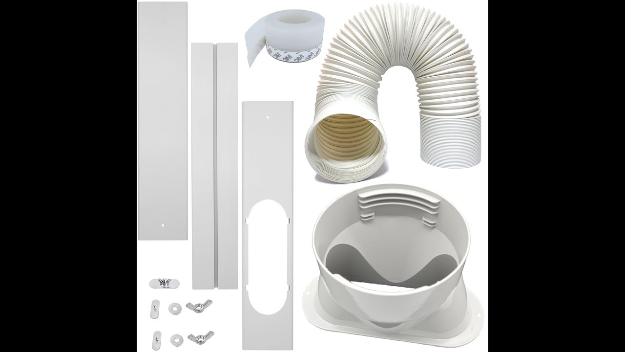 How To Install the Adjustable Portable AC Window Kit ? - YouTube