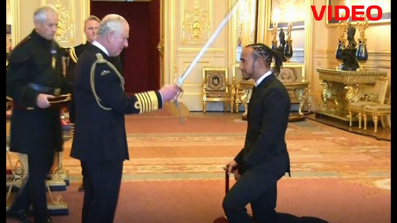 Sir Lewis Hamilton RECEIVES KNIGHTHOOD - VIDEO! - YouTube