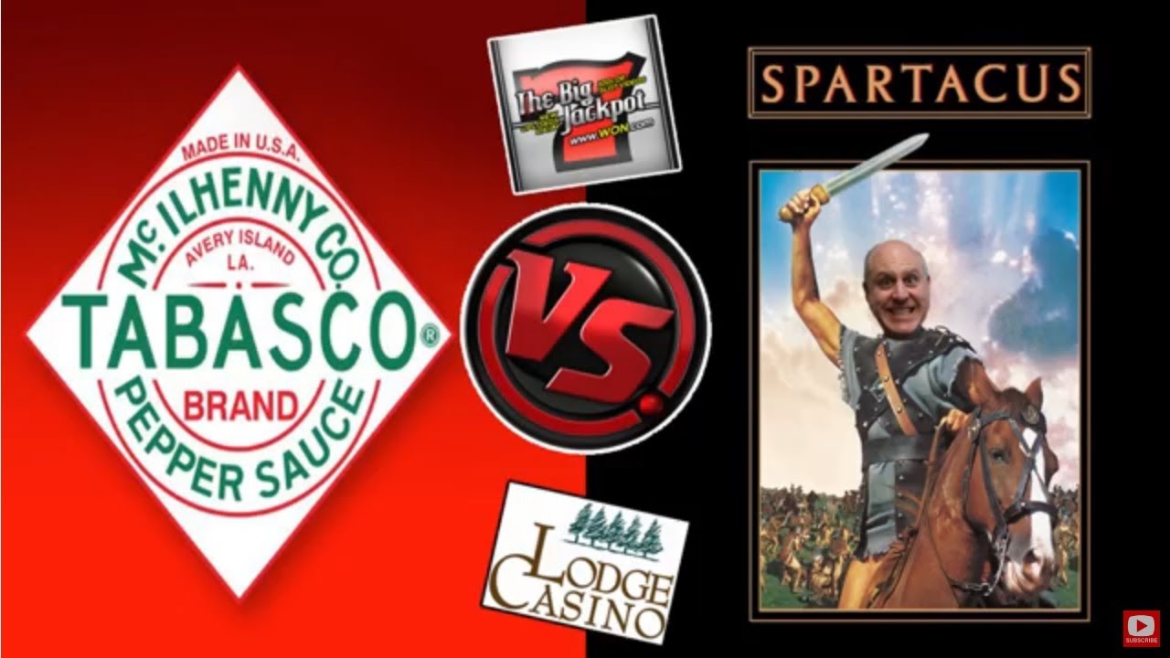 🎰 The Raja Presents: The Tabasco Slot Machine VS. Spartacus Slot ...