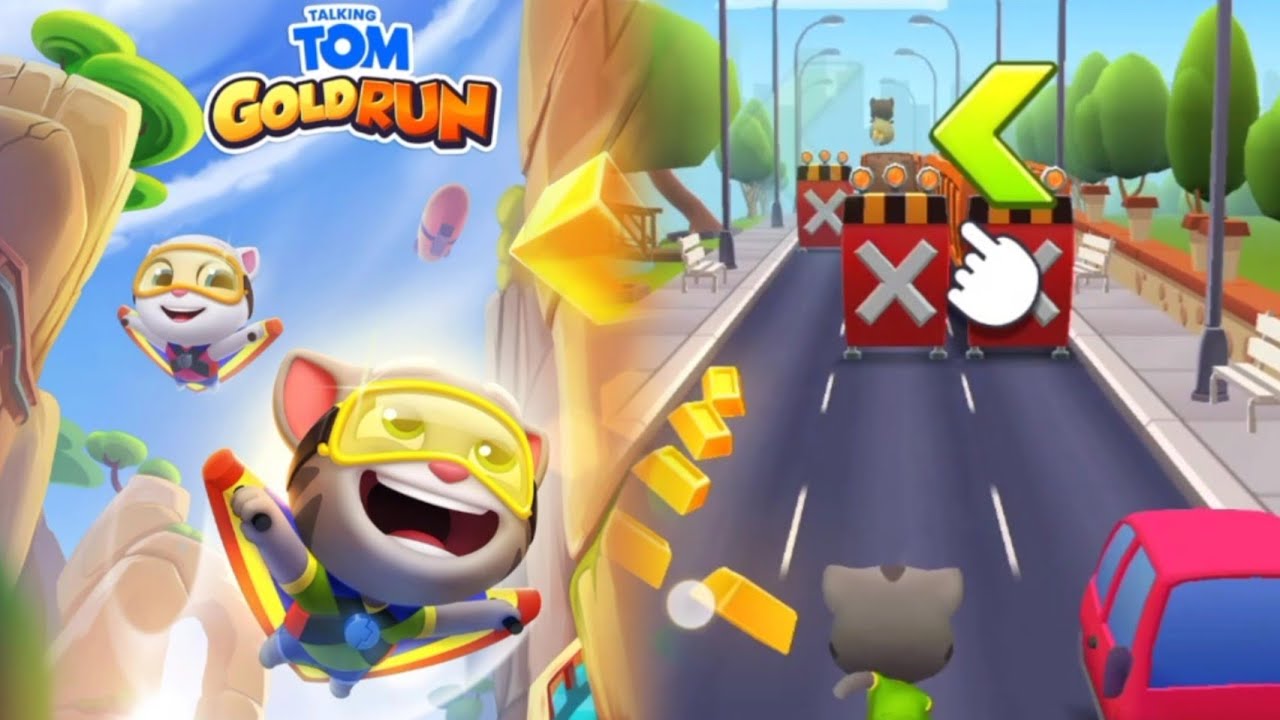 TALKING TOM GOLD RUN GAME ||⚡Tom Game to the next level Fun! #gaming # ...