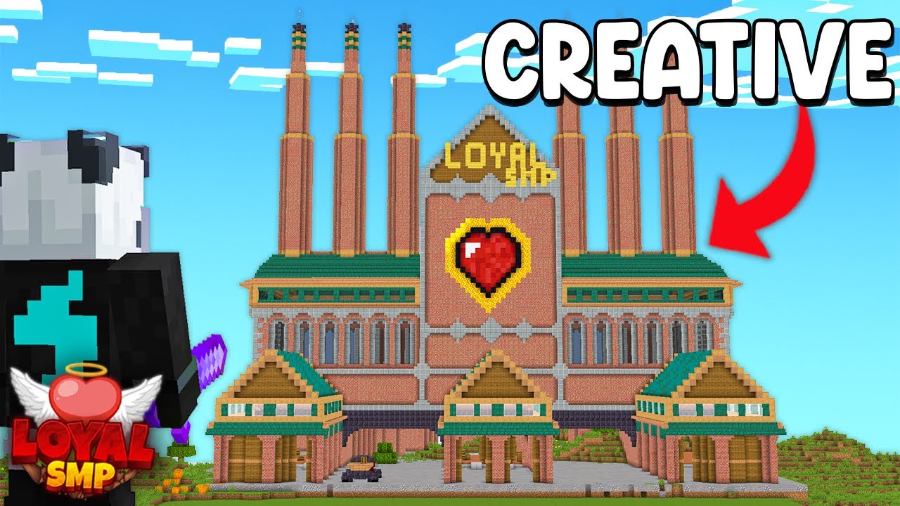 I Used Creative Mode To Build In This Lifesteal SMP | Loyal SMP - YouTube
