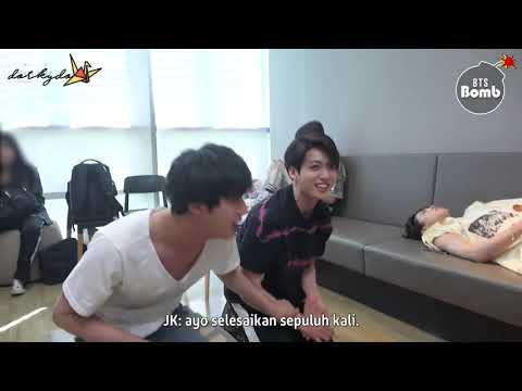 [INDO SUB] 180928 [BANGTAN BOMB] JK & JIN's exercise time - BTS (방탄소년단)
