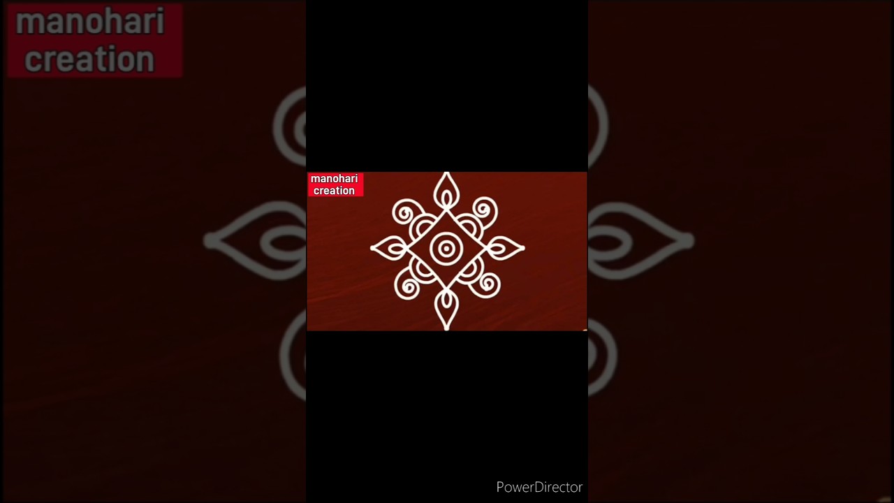 beautiful kolam simple design #flowersmugguluwithdotssmall muggulu ...