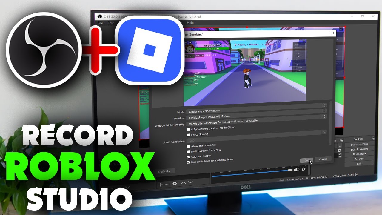 How to record Roblox studio without OBS - YouTube