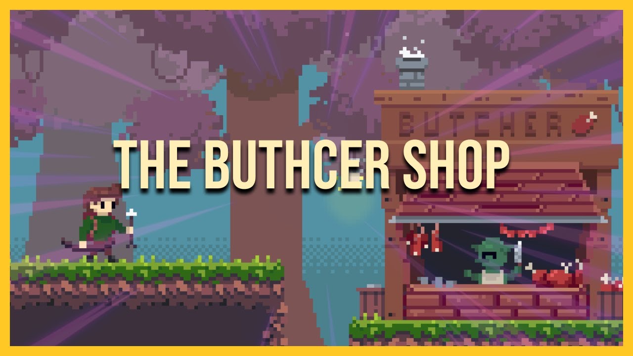 BUTCHER SHOP - PIXEL ART TIMELAPSE - YouTube