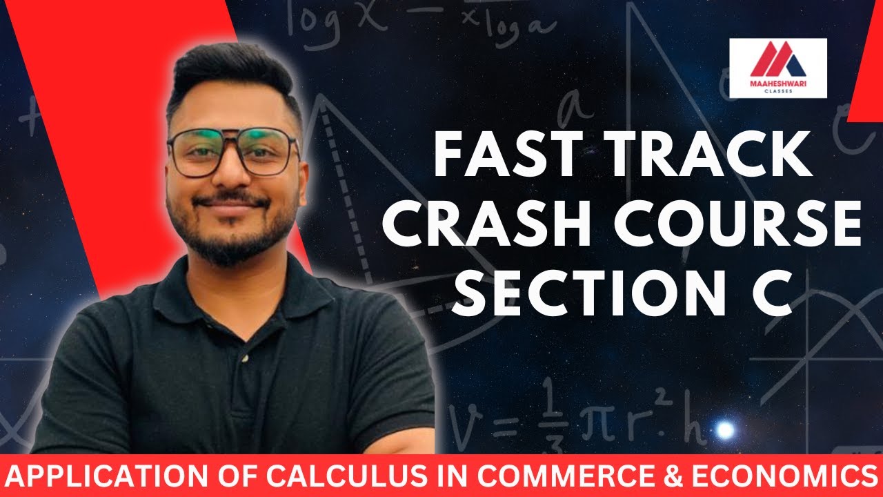 Application of Calculus in Commerce & Economics | 1 SHOT | ISC Class 12 ...