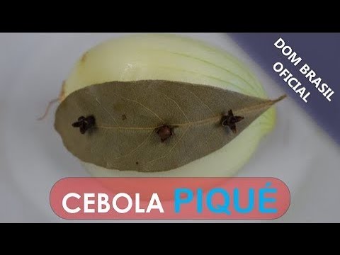 CEBOLA PIQUE, CEBOLA, LOURO E CRAVOS - TÉCNICAS DE COZINHA, GASTRONOMIA ...
