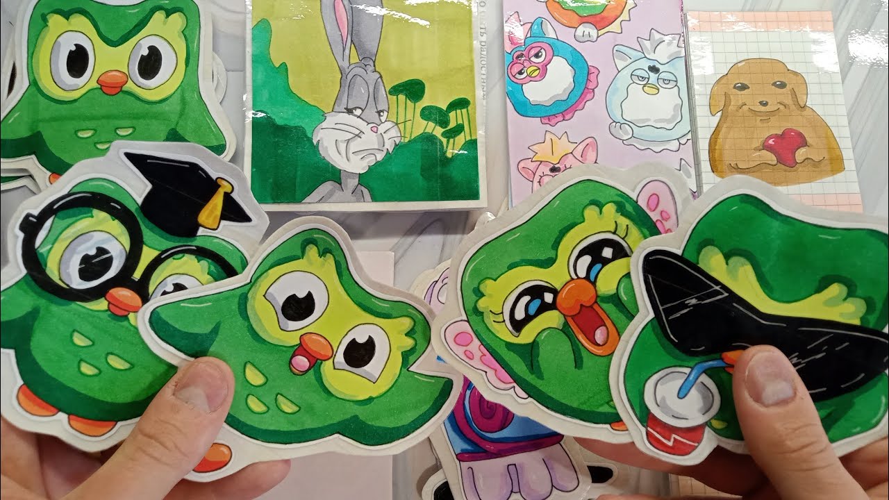 ☀️ бумажные сюрпризы ☀️| Duolingo🦉| paper mood - YouTube