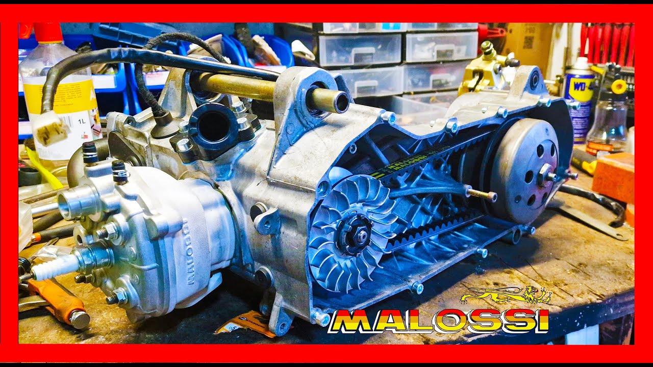 Yamaha Aerox engine assembly - YouTube