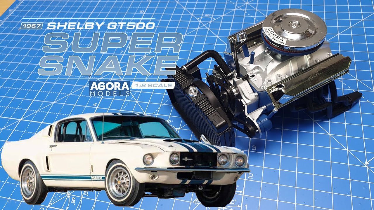 Agora Models 1967 Shelby Mustang Super Snake - Pack 9 - Stages 65-73 ...