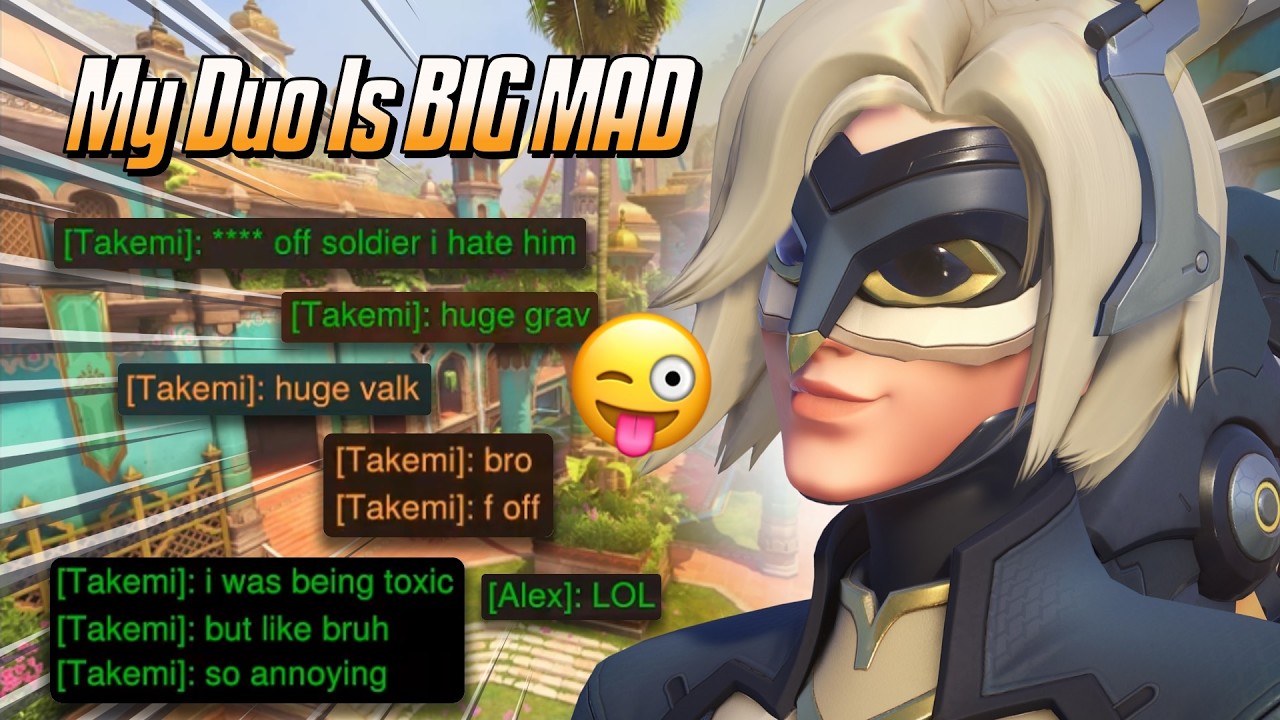 My Duo Is BIG MAD 😜 - Mercy Gameplay & Commentary - Overwatch 2 (Season ...