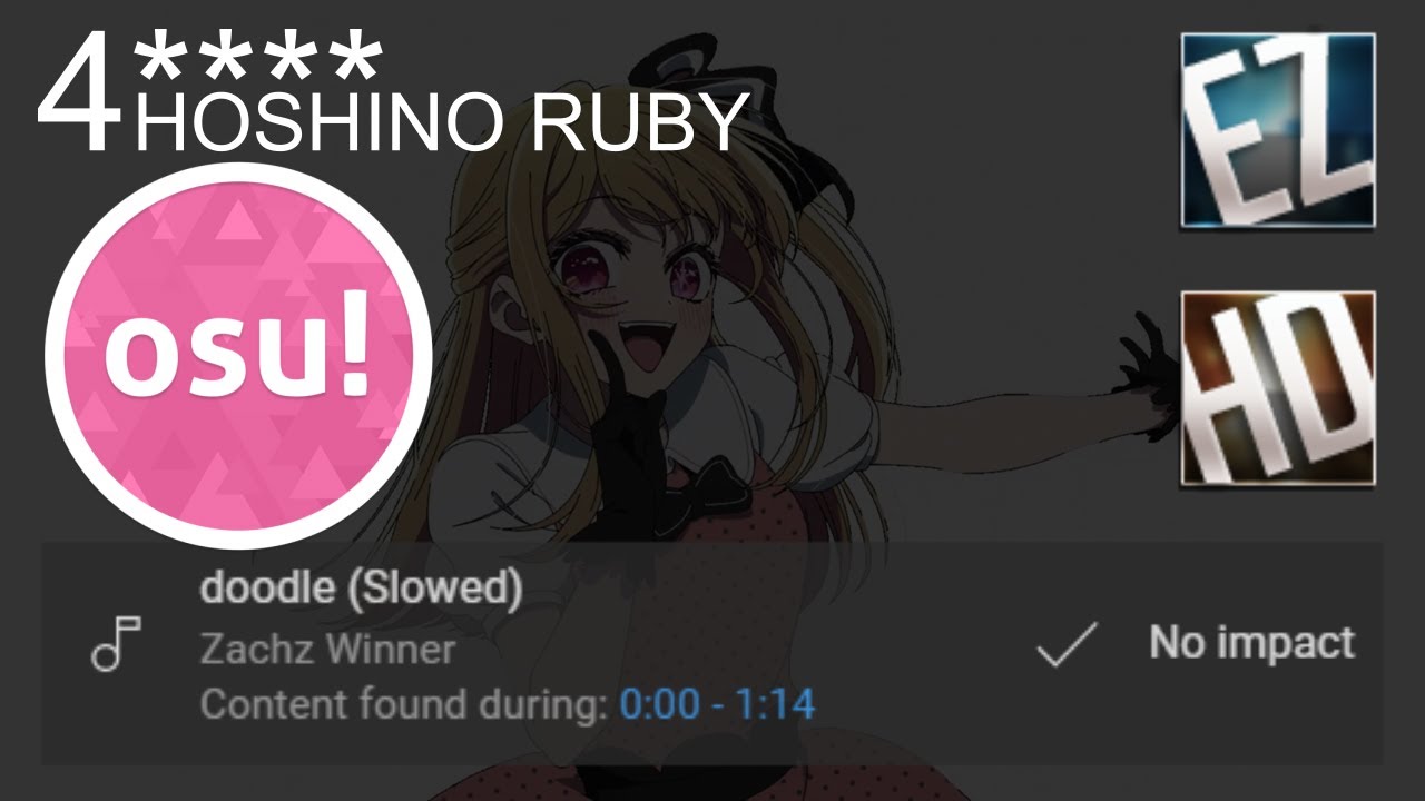 EZ on buddon's 4☆ doodle (Osu!) - YouTube