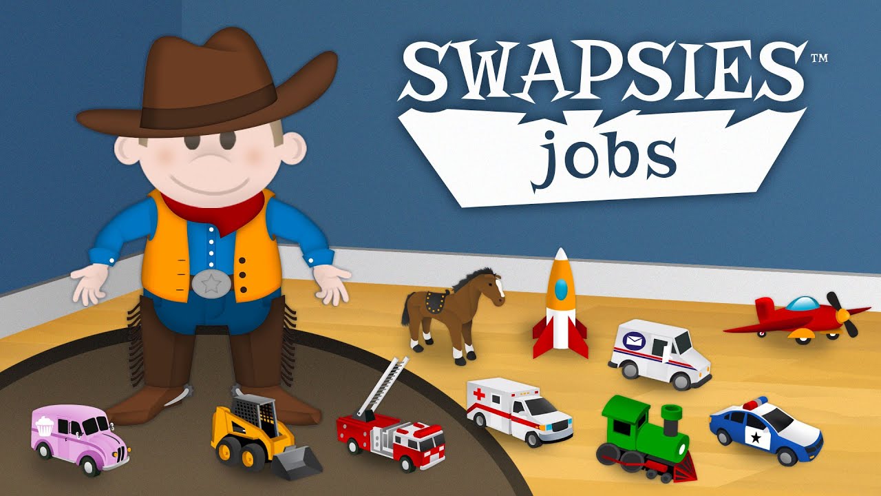 Dress-up Matching Puzzle - Swapsies Jobs - YouTube