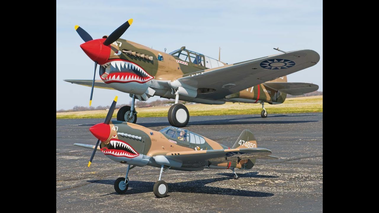 RC P-40 Warhawk - YouTube