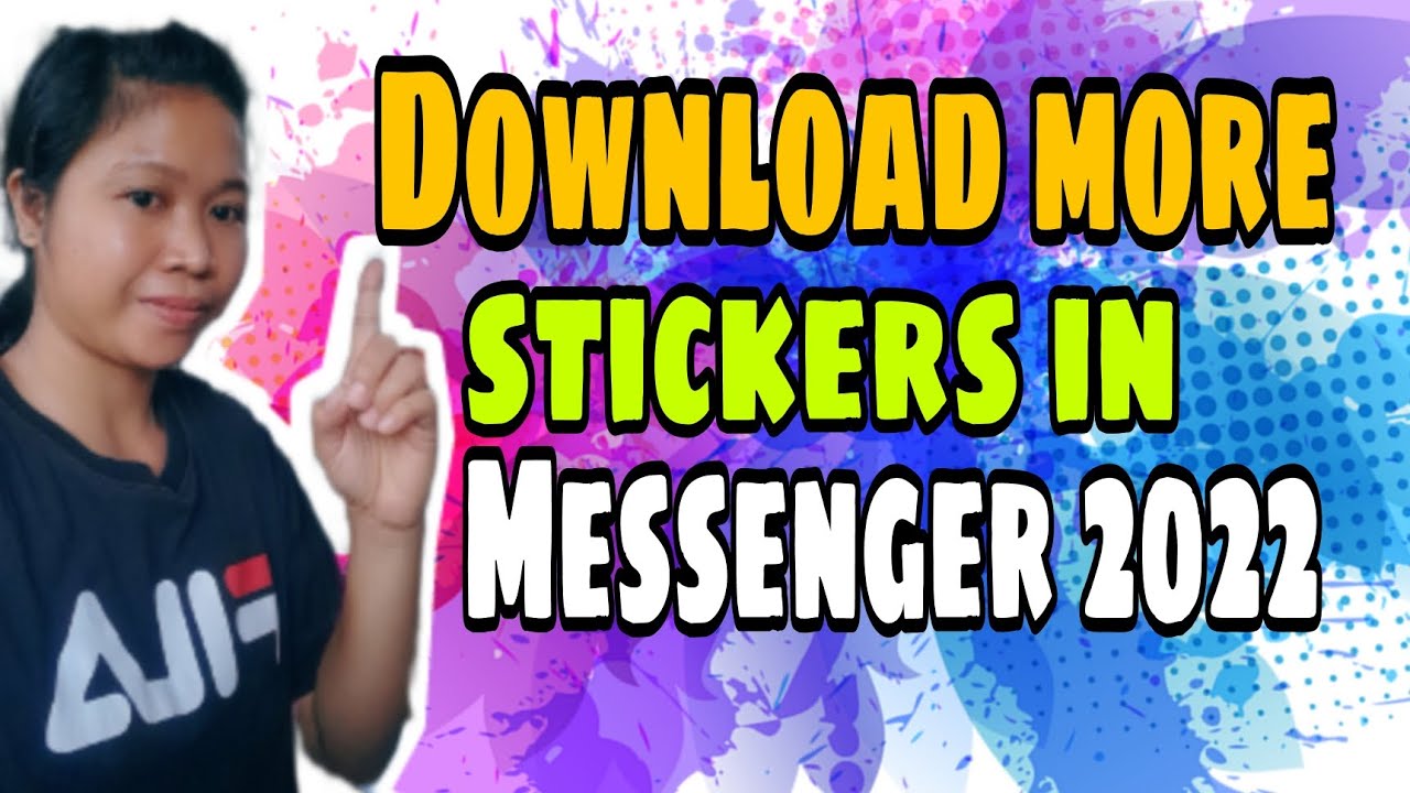 how to add more STICKERS in Messenger/2022 - YouTube