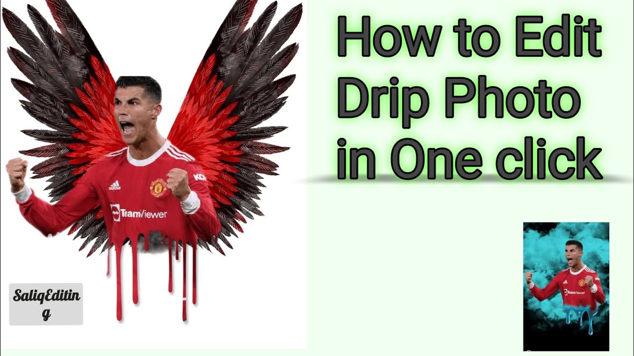 How to Edit Drip Photo in One Click #edit #saliqediting#art - YouTube