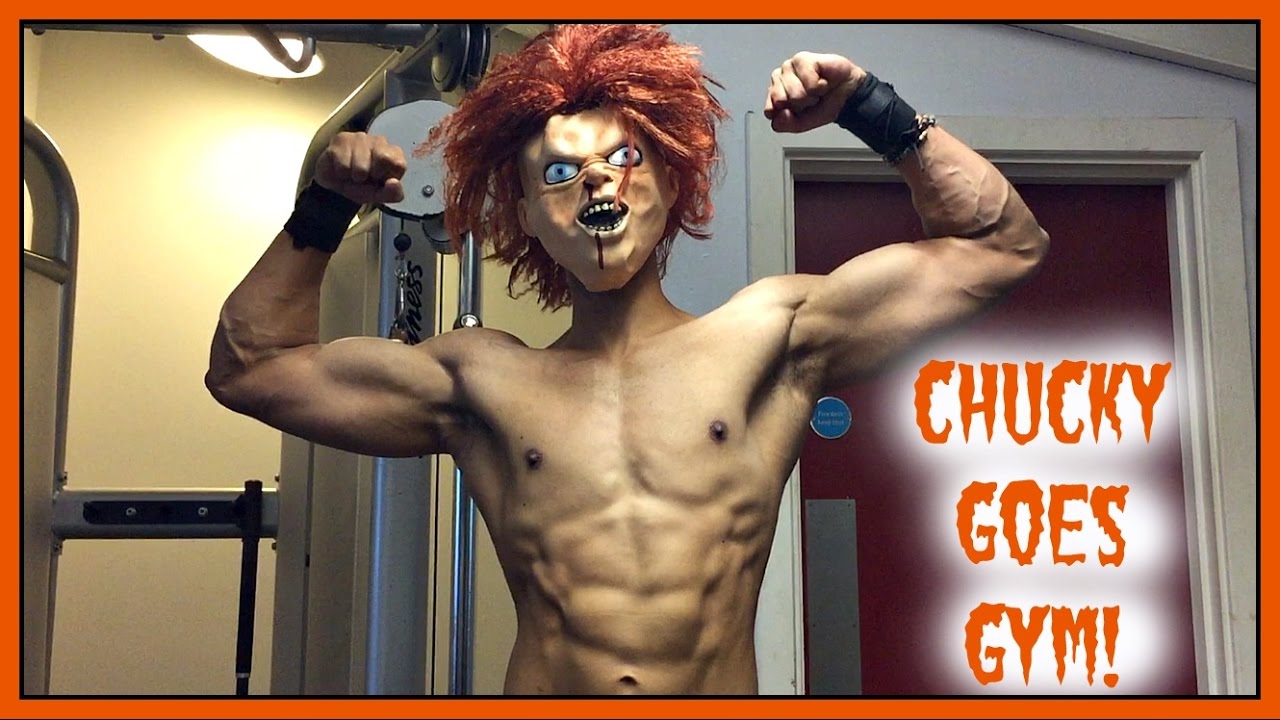 SHREDDED ARM WORKOUT WITH CHUCKY - HALLOWEEN SPECIAL! - YouTube