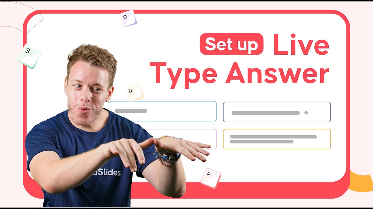 [1 Minute] How To Set Up An Interactive Type Answer Presentation ...