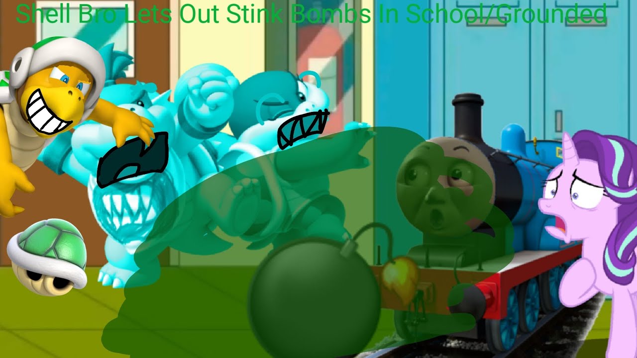 Shell Bro Lets Out Stink Bombs In School/Grounded - YouTube