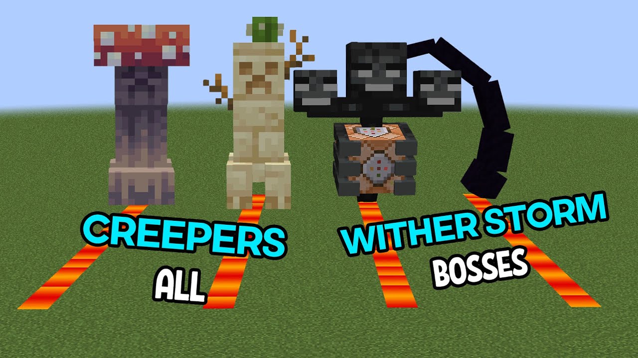 Which of the All Creeper Overhaul and Wither Storm Bosses will generate ...