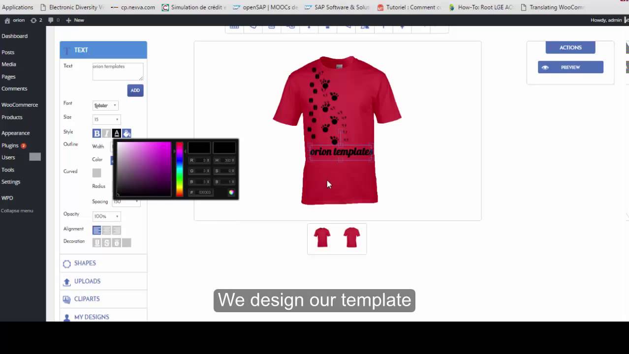 Getting Started Series: How to create and display design templates ...