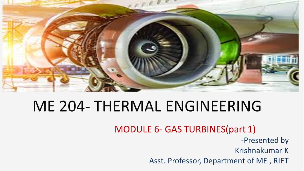ME204 Thermal Engineering | KTU | B.Tech | Semester 4 | Module 6 | Gas ...