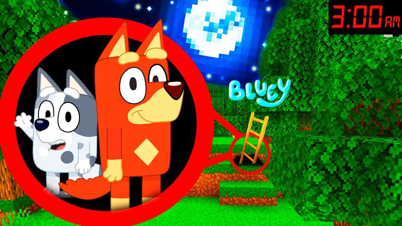 Minecraft PE : SECRET Bluey MOD (Minecraft Bluey Mod)🈵 Aproveite as ...