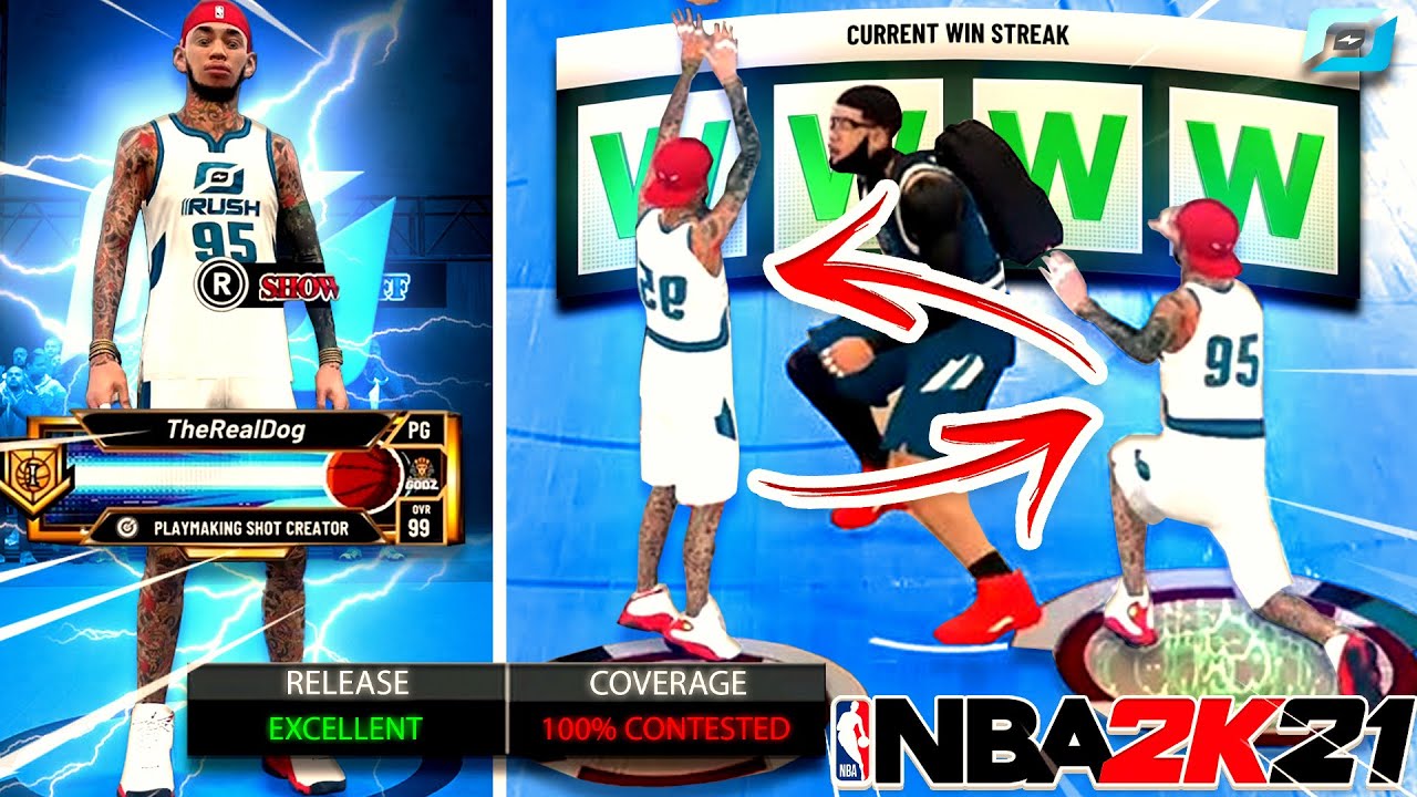 99 OVERALL ISO BUILD DOMINATES the 1V1 RUSH EVENT on NBA 2K21 and it ...