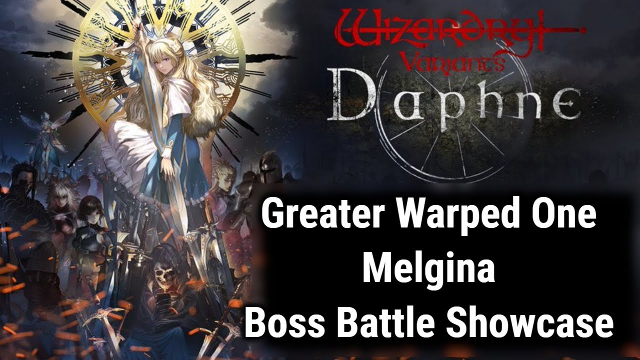 [Wizardry Variants Daphne] Greater Warped One: Melgina | Boss Battle ...