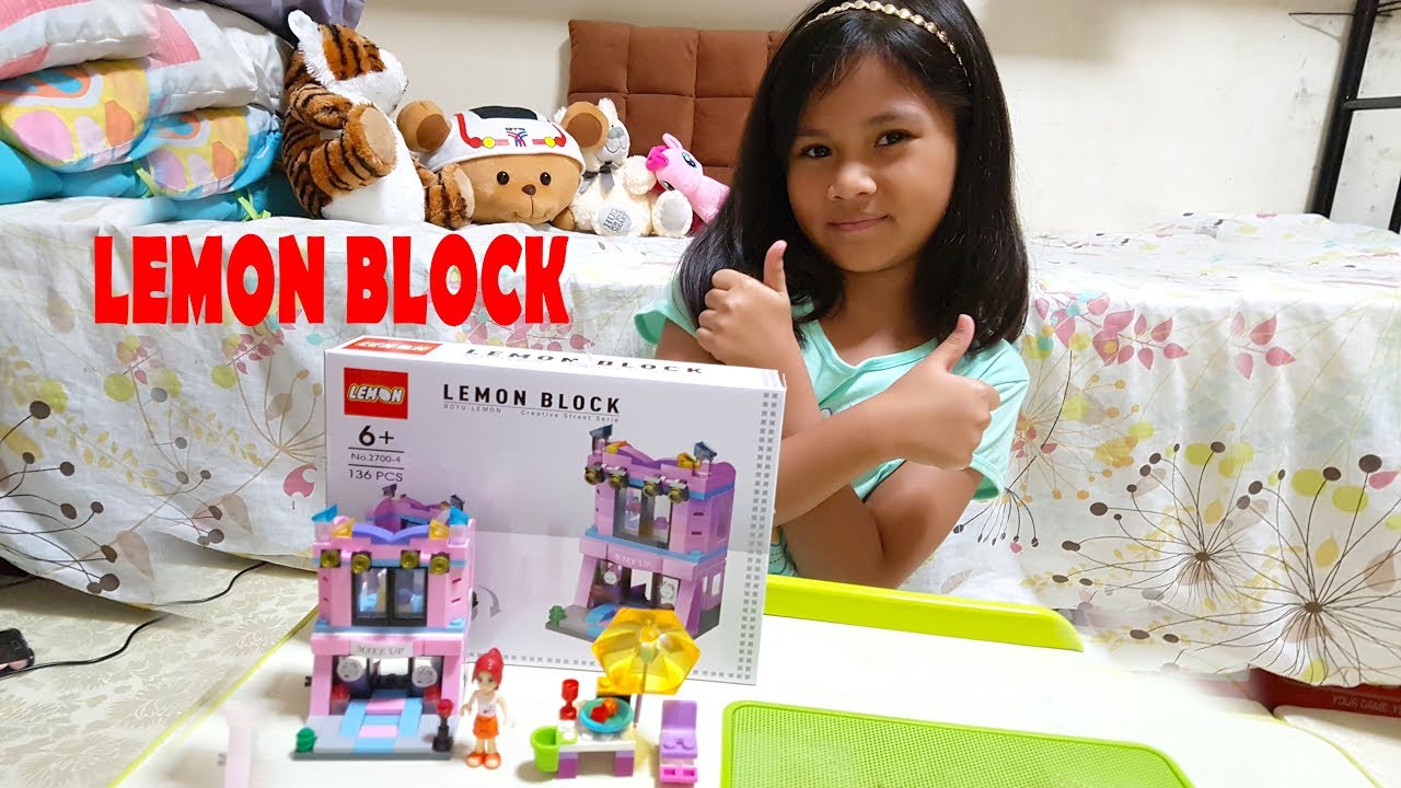 Lemon Blocks - Make up Shop (Unboxing & Assembly) - YouTube
