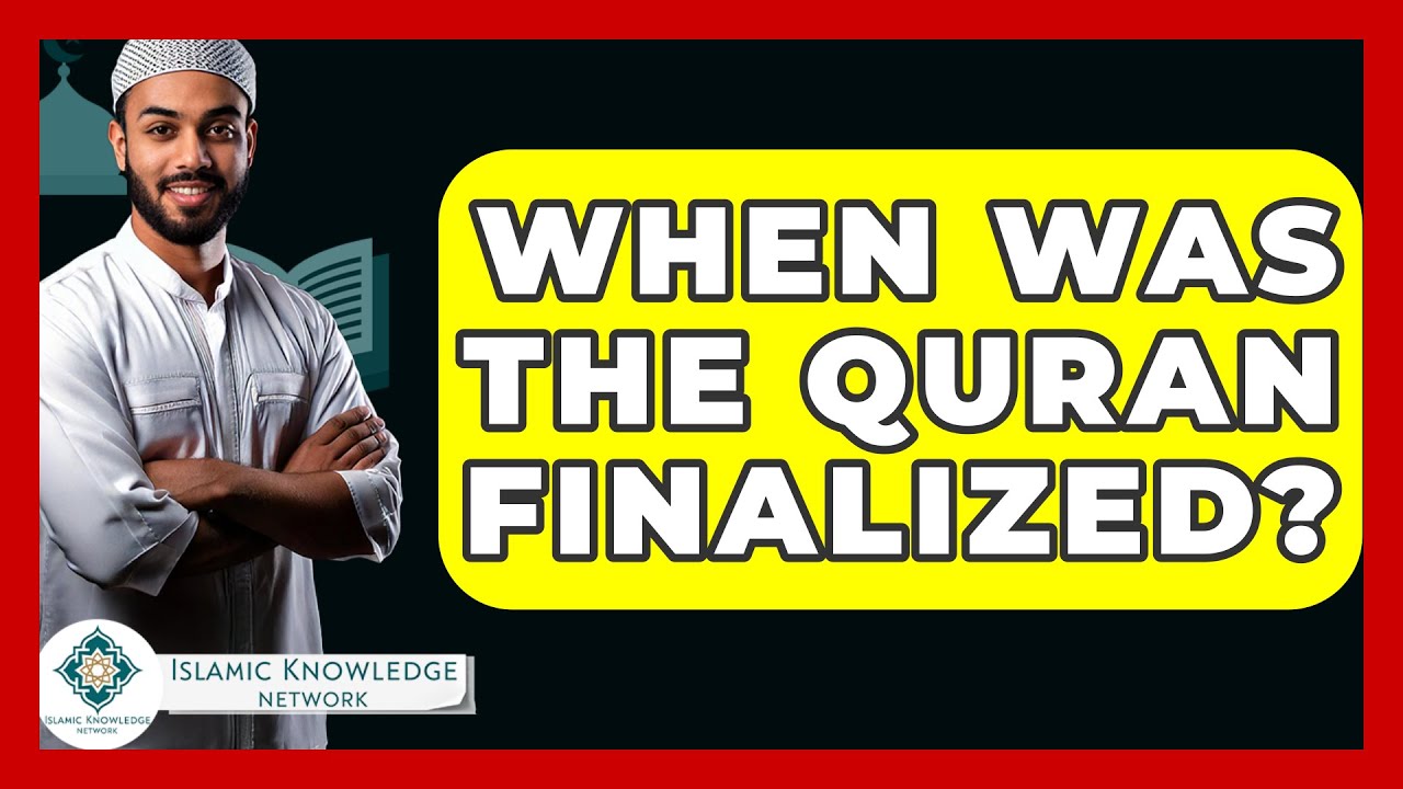 When Was The Quran Finalized? - Islamic Knowledge Network - YouTube